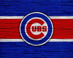 Chicago Cubs Logo Art Paint By Numbers - Paintings by Numbers