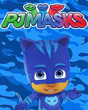 Pj Masks Catboy Paint By Numbers - Paintings by Numbers