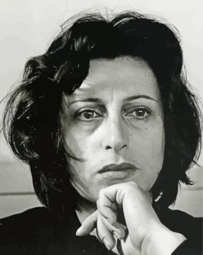 Black And White Anna Magnani Art Paint By Numbers - Paintings by Numbers