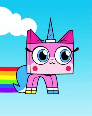 Cool Unikitty Paint By Numbers - Paintings by Numbers
