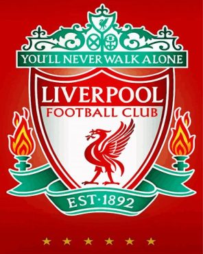 Liverpool Football Emblem Paint By Numbers - Paintings by Numbers